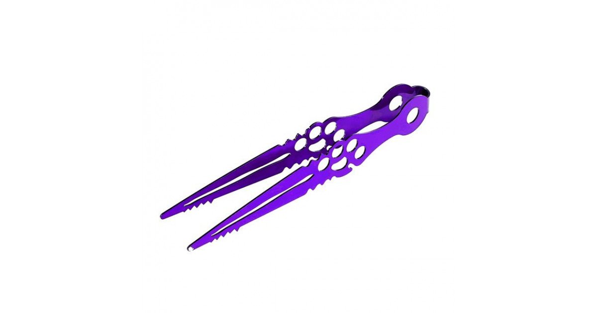 Купить Щипцы для кальяна Estate - Gear purple (длина 23см) по низкой ...